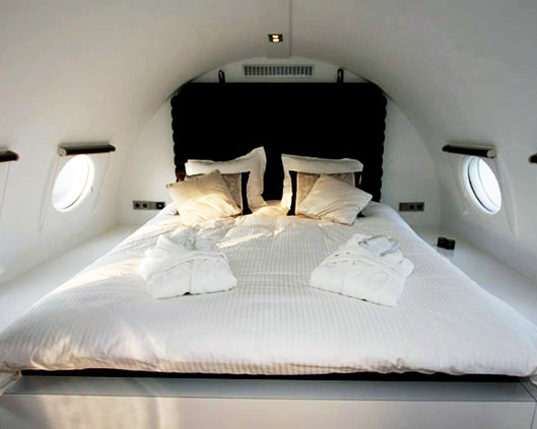 Reclaimed Airplane Turned Into Hotel Suite