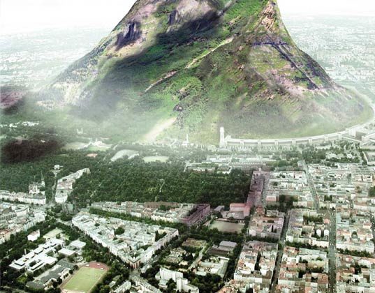 Design for World’s Largest Man-Made Mountain Towers Over Berlin