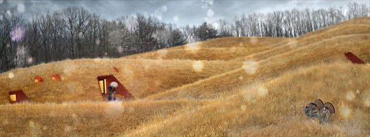 Frank Lloyd Wright's Fallingwater To Get Underground Eco-Cottages