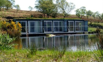 Cove Park Shipping Containers: An Inspiring Cluster of Green Roofed ...