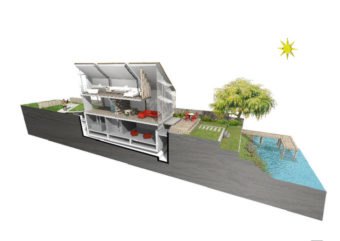 UK's First Amphibious House Approved for the River Thames, Floats on ...
