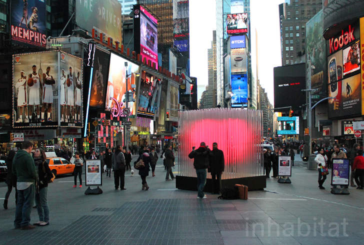 BIG Brings the Love to Times Square With a Pulsing 10-Foot Tall LED ...