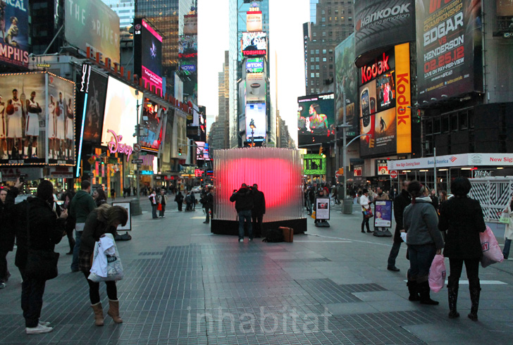 BIG Brings the Love to Times Square With a Pulsing 10-Foot Tall LED ...