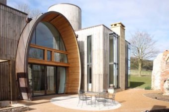 Wine Barrel-Inspired Downley House in England is Built from Former ...