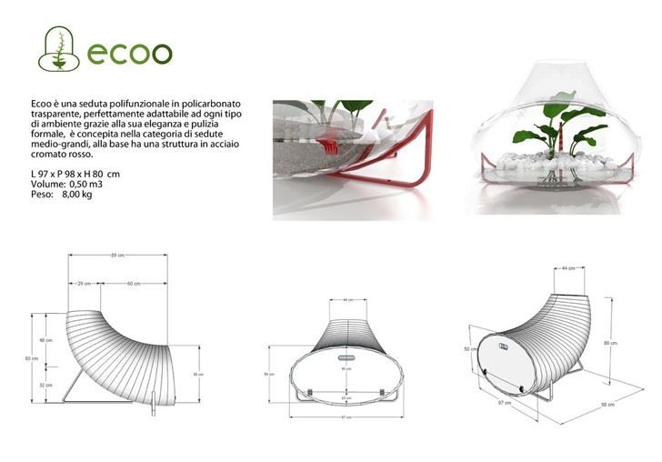 Italian Designer Fiore Arcangelo Creates A Chair Encased Terrarium ...