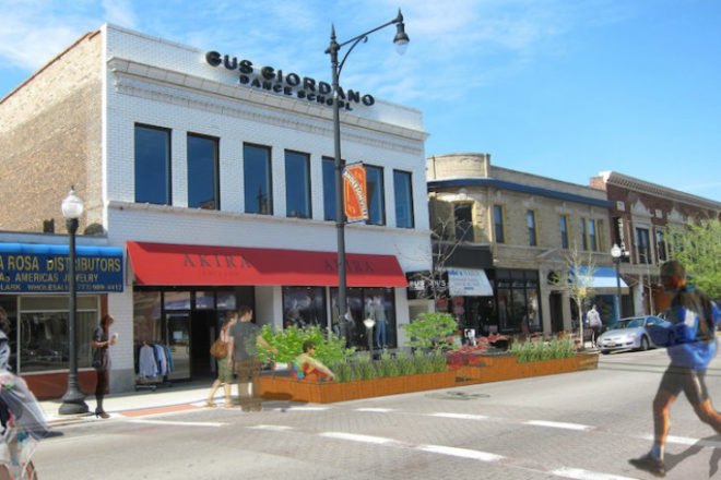 Andersonville Parklet is Chicago's First Permanent Parking Space Urban ...