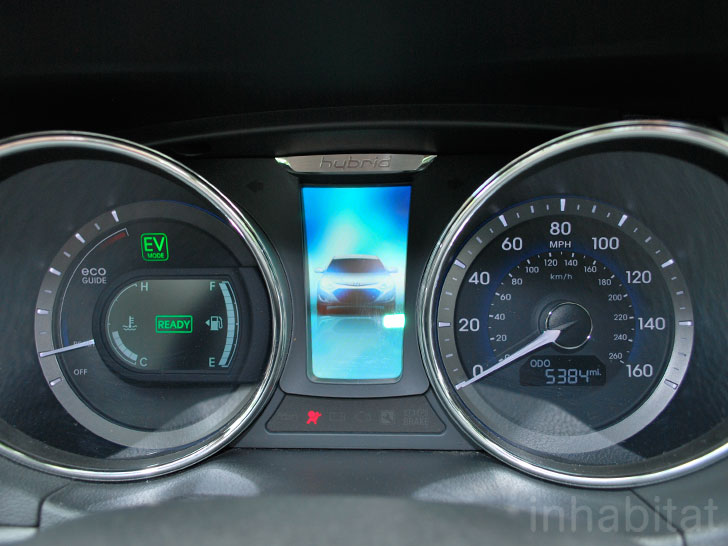 Hyundai Sonata Hybrid Instrument Cluster | Inhabitat - Green Design ...