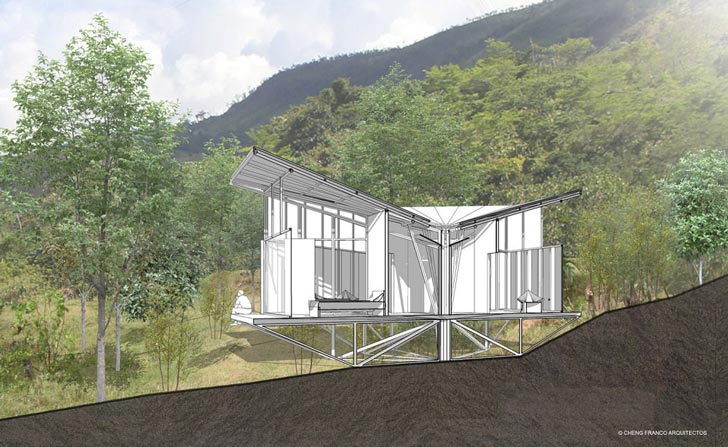 Prefab Eco Resort Planned 356m Above Sea Level in the Mists of Peru's ...