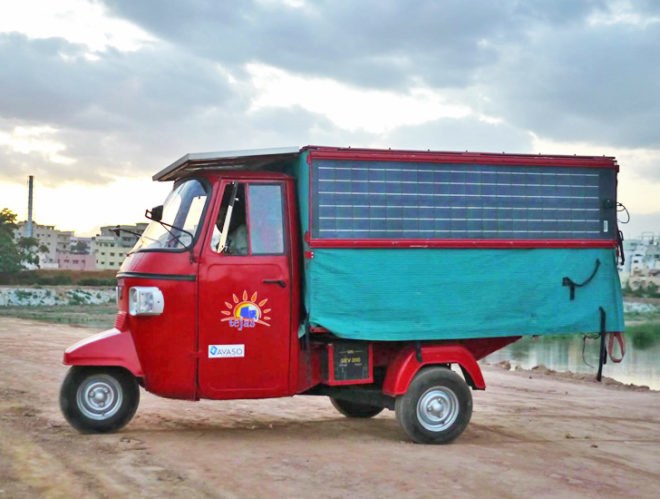 India to England in a Solar Powered Tuk Tuk?