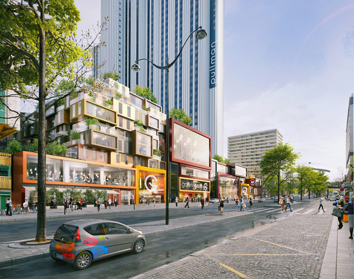 MVRDV redesigns the Ilôt Vandamme mixed-use block in Paris