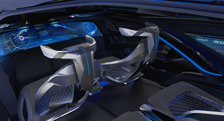Chevrolet's FNR is a space-age self-driving concept to debut in Shanghai