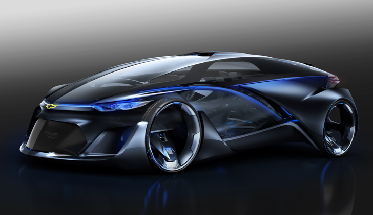 Chevrolet's FNR is a space-age self-driving concept to debut in Shanghai