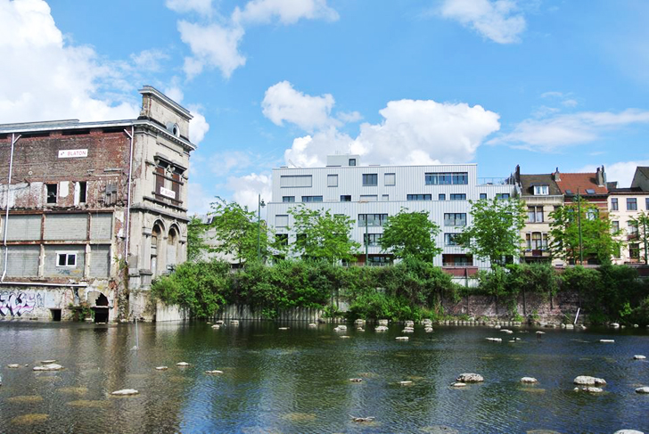 Stekke + fraas' Brutopia brings idyllic communal living to Brussels