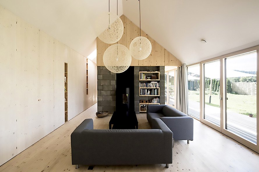 DomT barn-inspired house in Slovakia is filled with natural light and ...