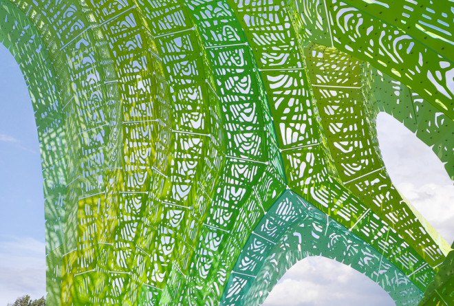 MARC FORNES/THEVERYMANY's ultralight informal amphitheater in France ...