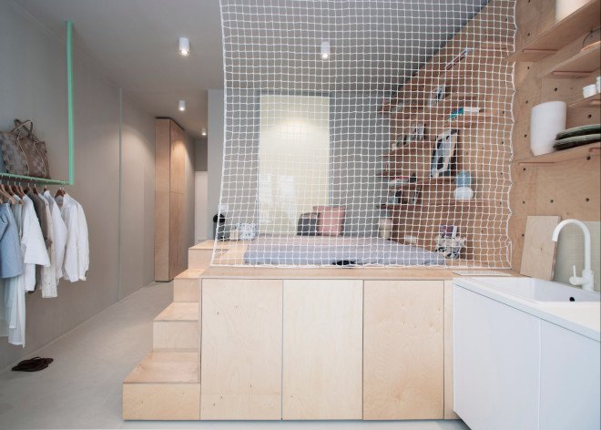 Stylish and minimalist micro-apartment makes the most of small-space living