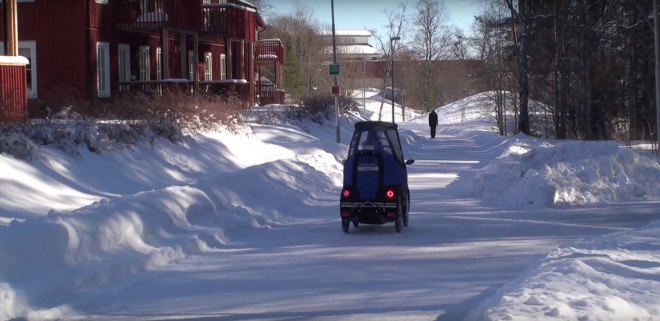 Innovative Swedish cyclist designed an all-weather bike that looks like ...