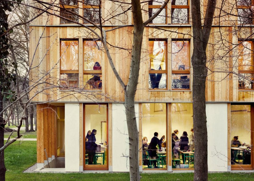 French architects create stunning timber addition to historic Parisian ...