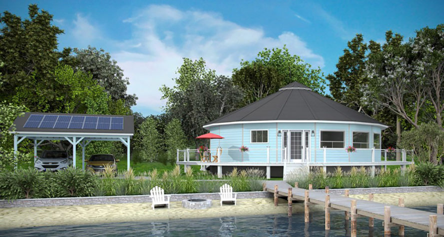 Net-zero Solar Farmhouse unveiled by Deltec provides all of its own ...