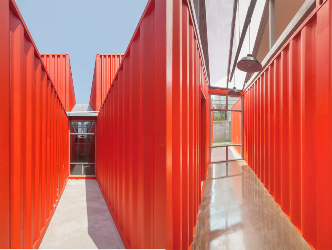 Repurposed shipping containers make a bold statement at the National ...