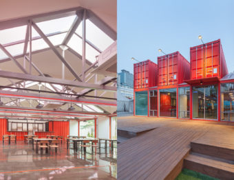 Repurposed shipping containers make a bold statement at the National ...
