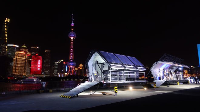 World's first mobile recycling plant turns trash into tiles