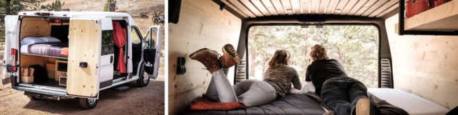 Living out of a van has never looked this good