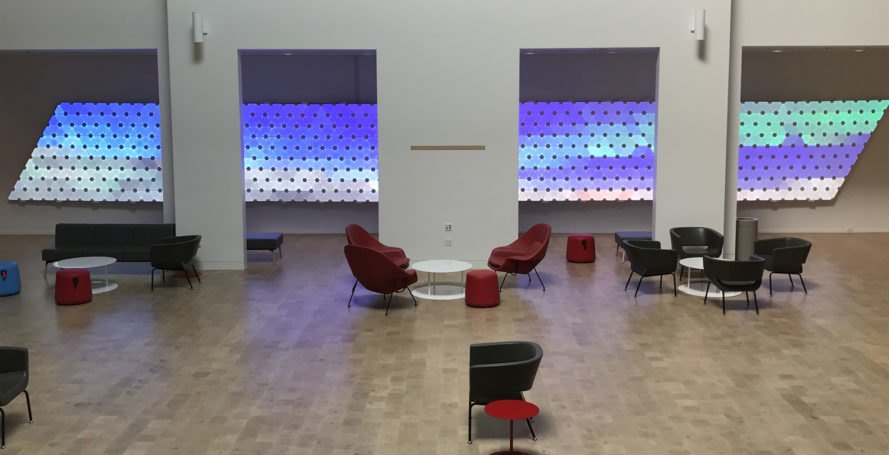 Aurora light installation by Nanoleaf | Inhabitat - Green Design ...