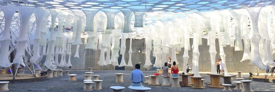 MoMA PS1 Lumen installation by Jenny Sabin Studio | Inhabitat - Green ...