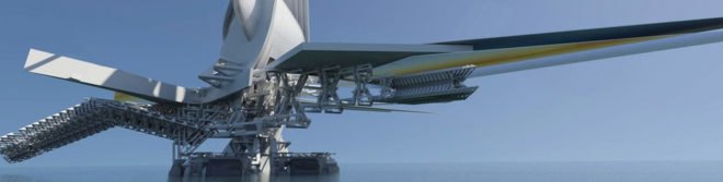 Floating, solar-powered 'dragonfly' bridge can sail to new locations