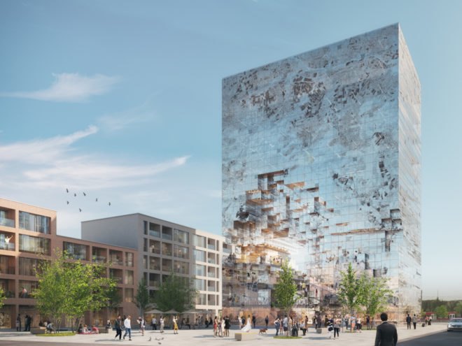 MVRDV unveils solar-powered Milestone building that looks like a ...
