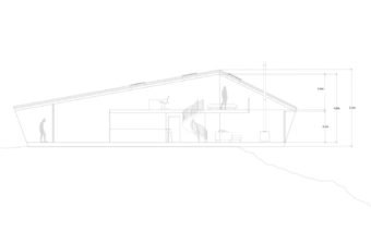 Antony Gibbon's minimalist wooden Jutt House appears to float above the ...