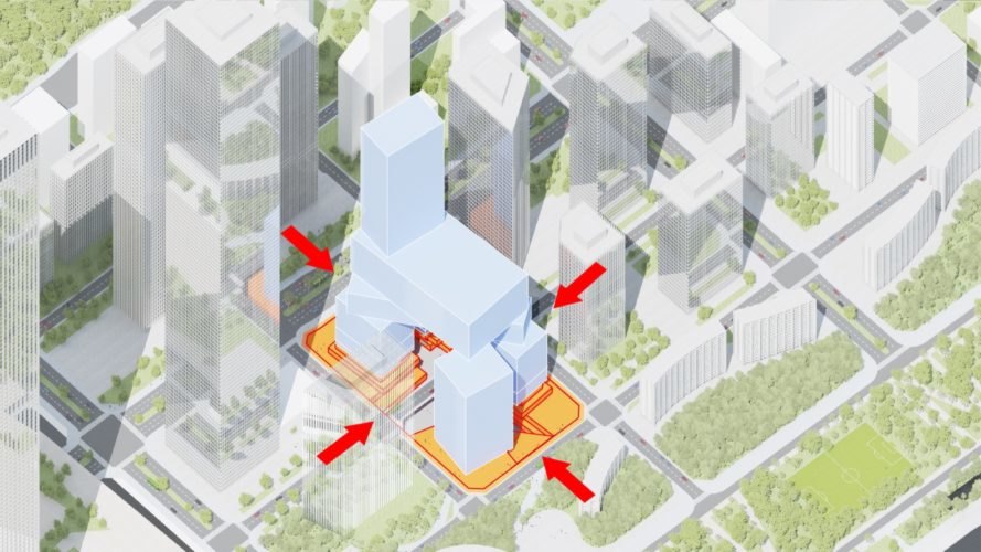 MVRDV unveils a “three-dimensional city” skyscraper for Shenzhen