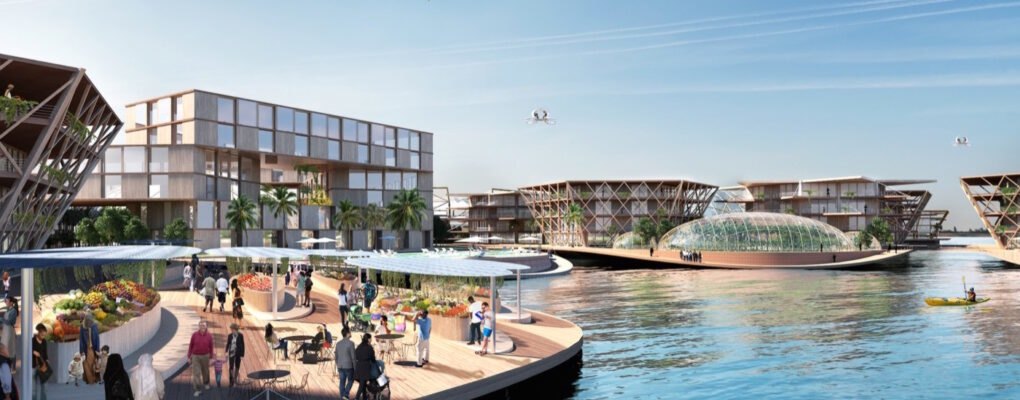 BIG unveils a sustainable floating city in response to rising sea levels