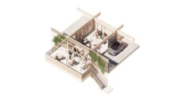 Denmark’s first timber parking garage will be enveloped in greenery