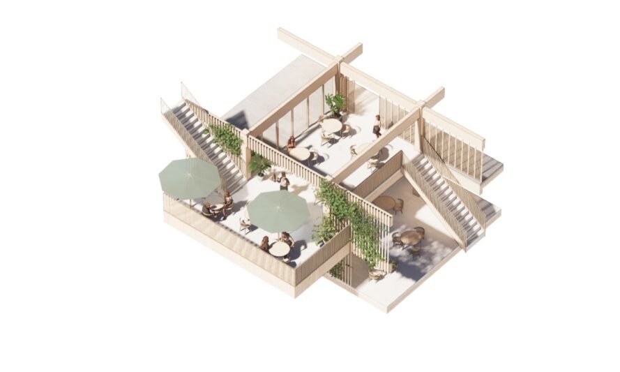 Denmark’s first timber parking garage will be enveloped in greenery