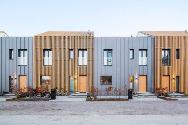 Modular homes in Sweden are specially designed for solar panels