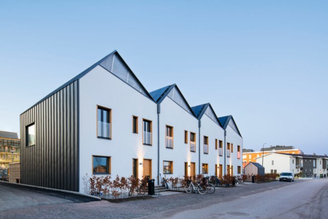 Modular homes in Sweden are specially designed for solar panels