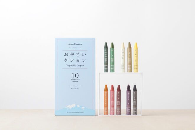Oyasai Crayons are a plant-based coloring option made from food waste