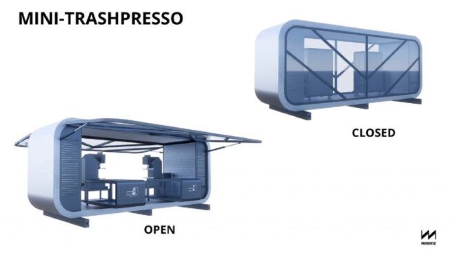 Trashpresso is the first mobile plastic upcycling platform