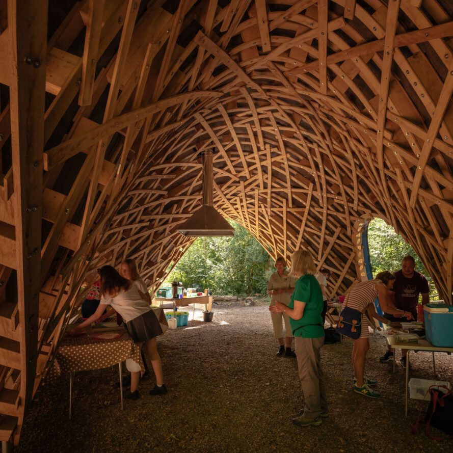 Timber structure by Invisible Studio with Xylotek | Inhabitat - Green ...